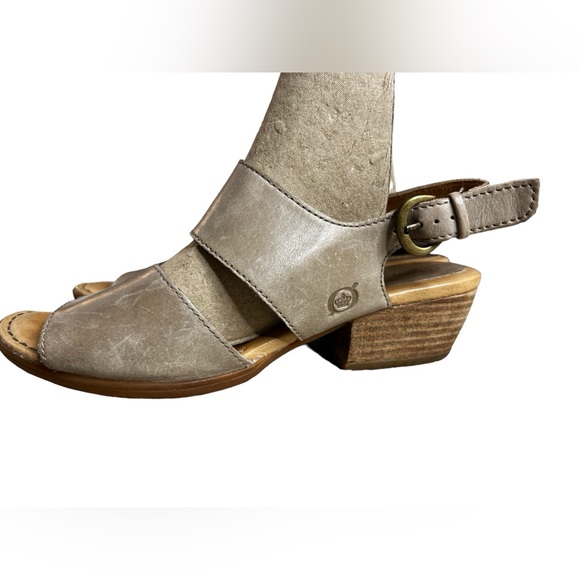 Born | Shoes | Born Leather Sandals Size 6m Taupe | Poshmark